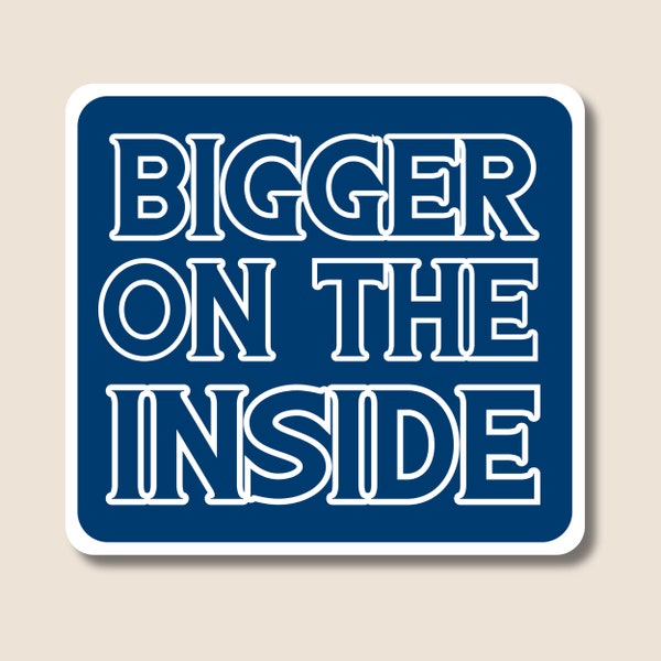 Bigger on the Inside - Etsy