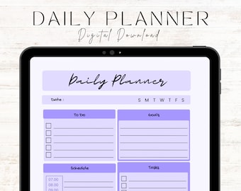 Digital Daily Planner, Goodnotes Planner, Printable Planner, Daily ...