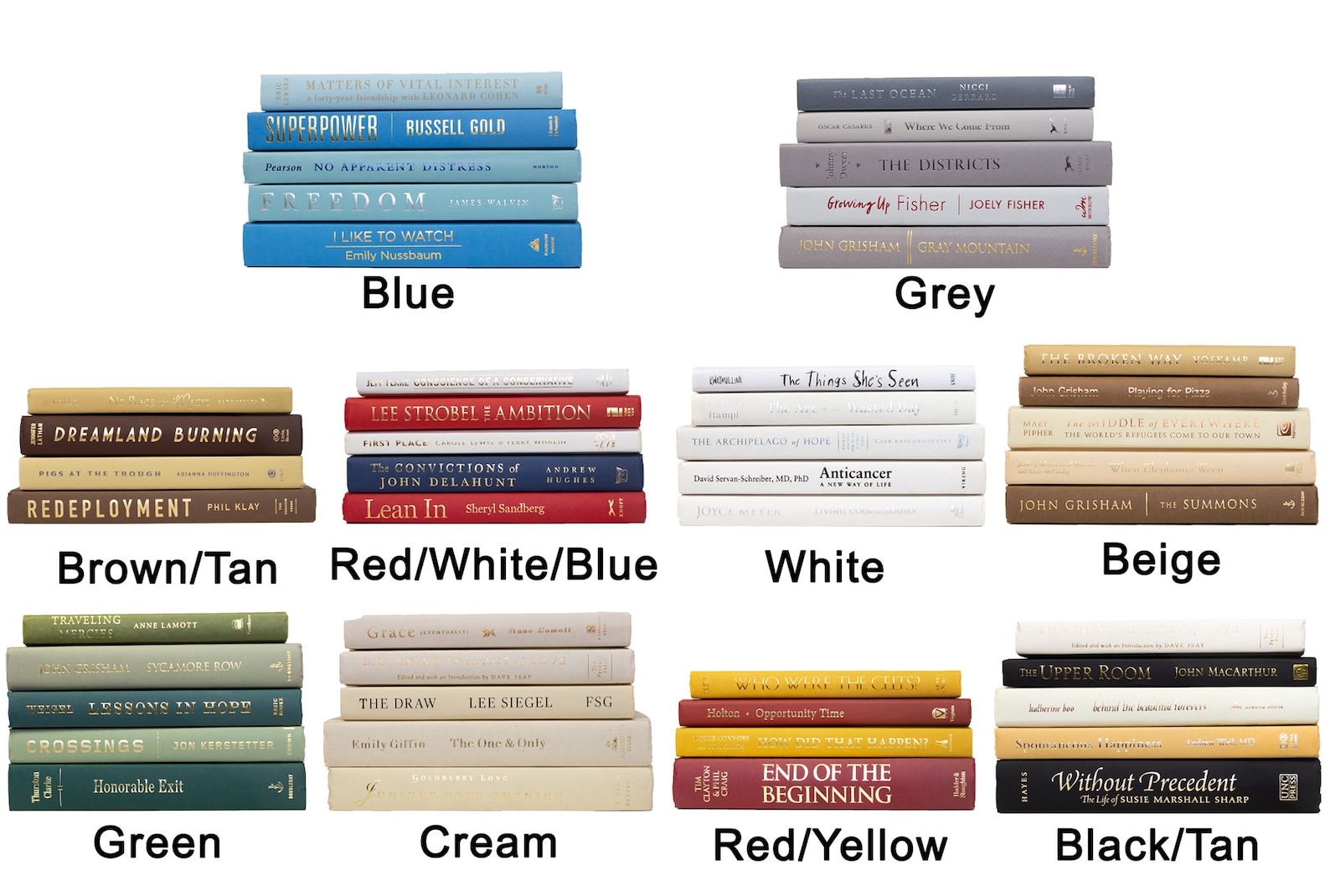 Decorative Book Stacks Variety of Colors Perfect for - Etsy UK