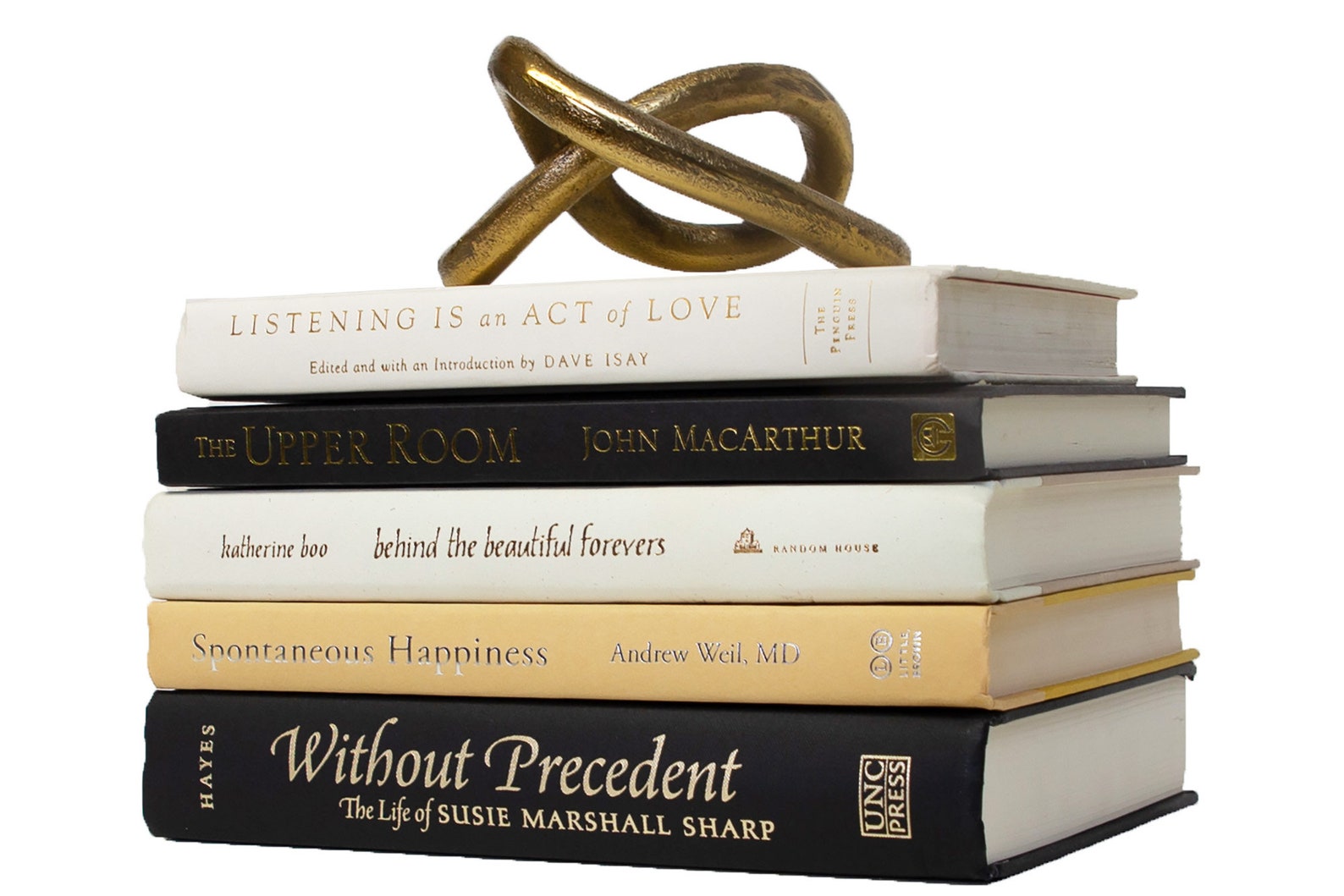 Black/tan Decorative Book Stacks | Perfect for Bookshelf Décor or ...