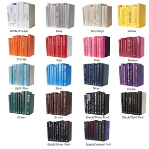 Maroon Decorative Books | Perfect for Bookshelf Décor or Coffee Tables ...