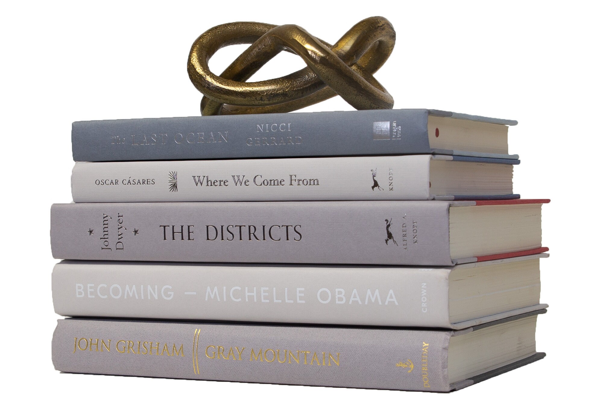 Gray Decorative Book Stacks | Perfect for Bookshelf Décor or Coffee ...