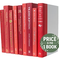 Red Vintage Books - Etsy