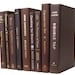 Brown Decorative Books | Perfect for Bookshelf Décor or Coffee Tables ...