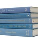 Marlin Blue Book Stack- 5 Books Office, Home, Staging, Wedding, Props ...