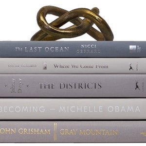 Cream Decorative Book Stacks Perfect for Bookshelf Décor or - Etsy