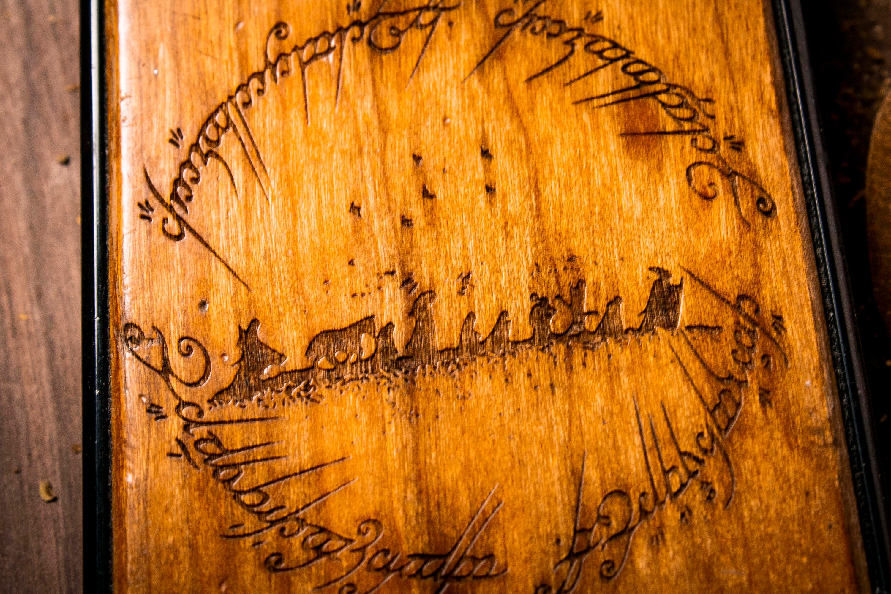 LOTR Wood Phone Case for iPhone Samsung Personalize for Pro Max Mini ...