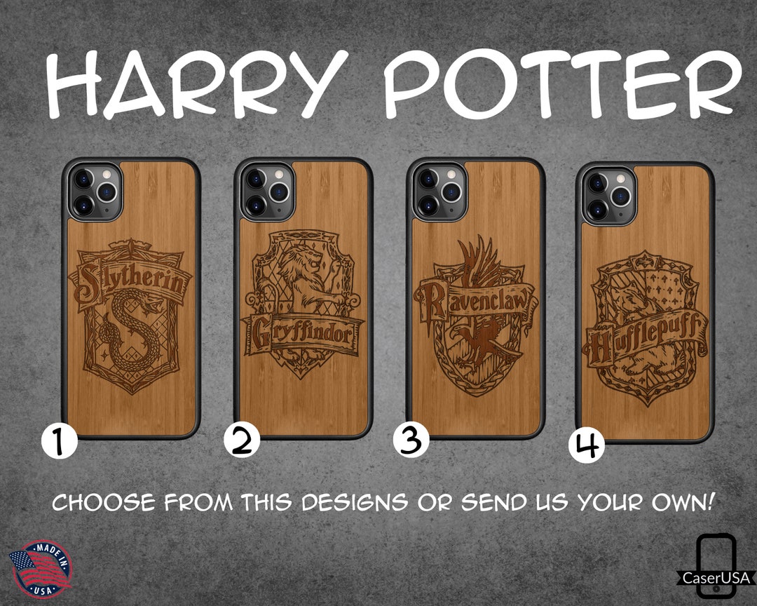 Harry Potter Wood Phone Case Handcrafted for iPhone Galaxy Max XS X ...
