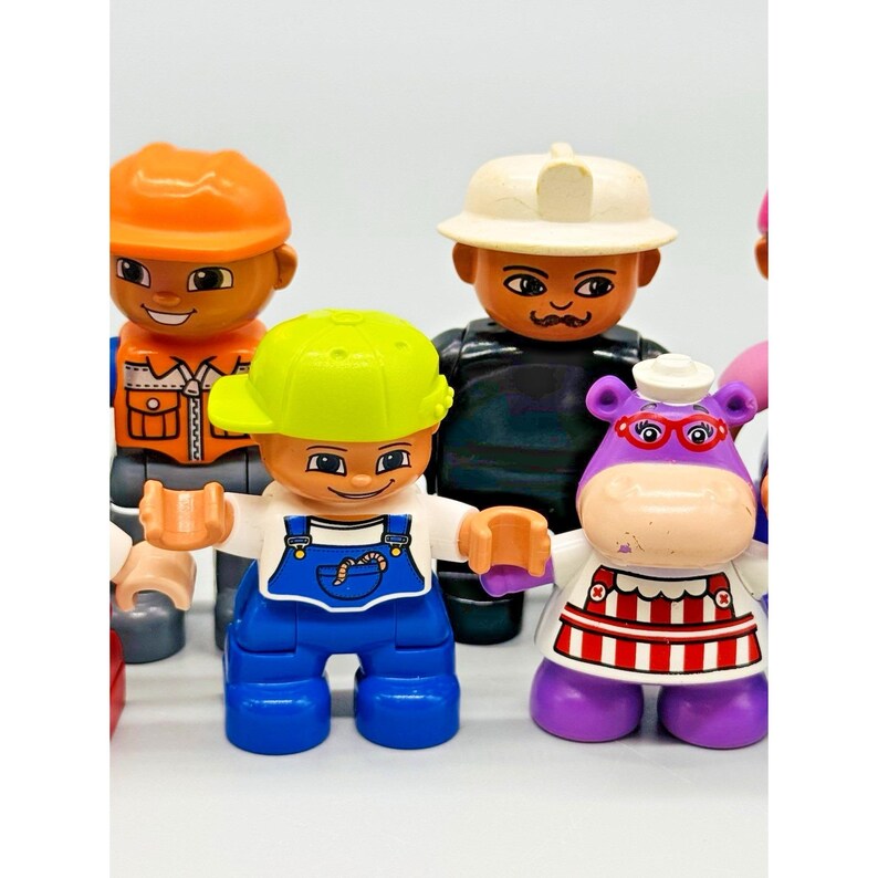 Lego Duplo Worker People Children Doc Mcstuffins Fireman Construction ...