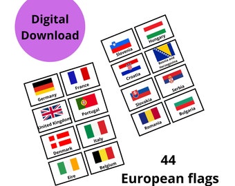 European Flags - Etsy