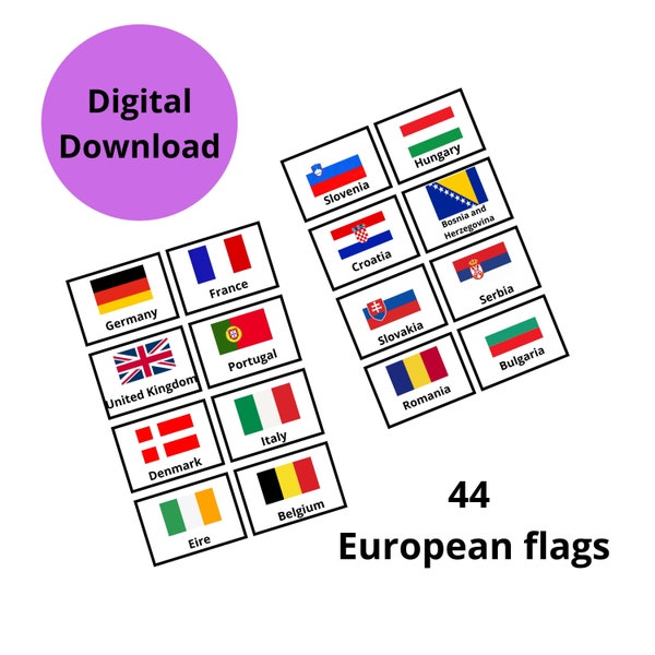 European Flags - Etsy