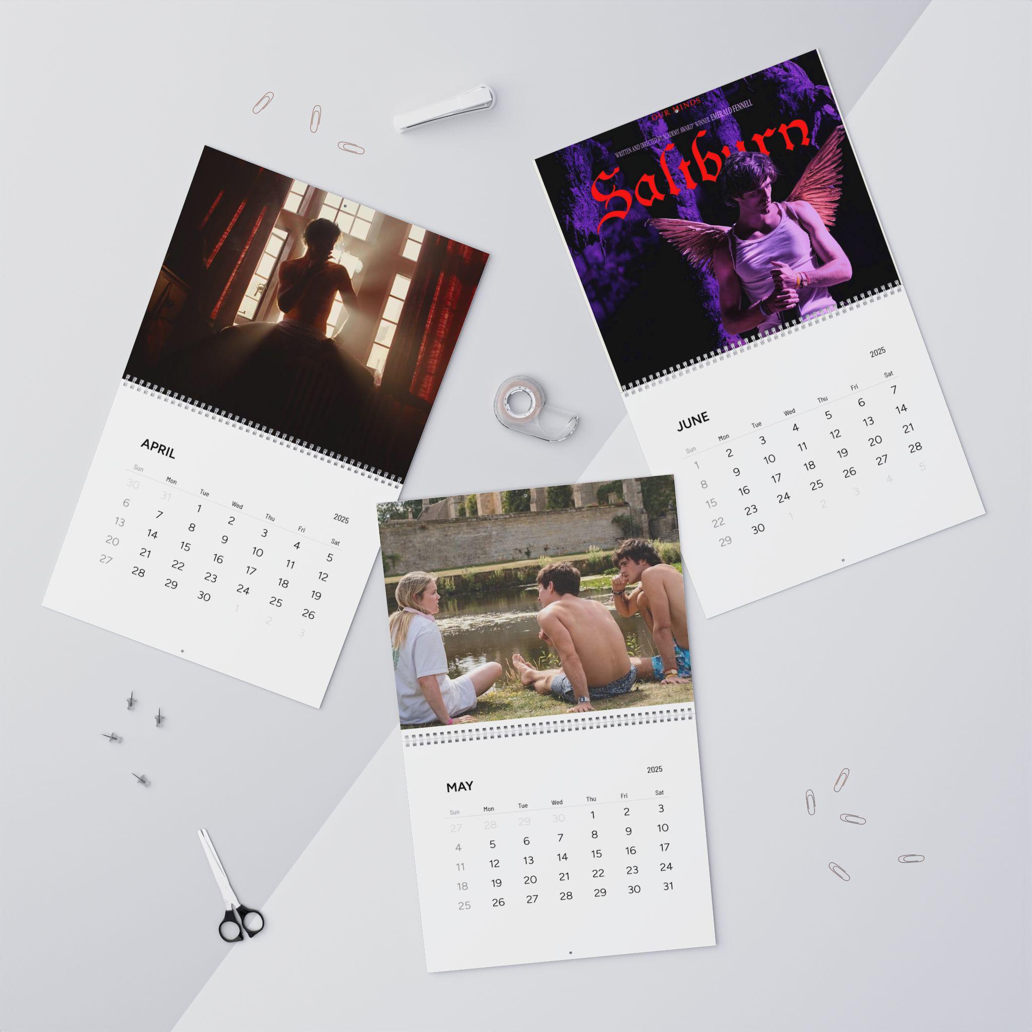 2025 Wall Calendar, Saltburn Calendar, Jacob Elordi & Barry Keoghan ...