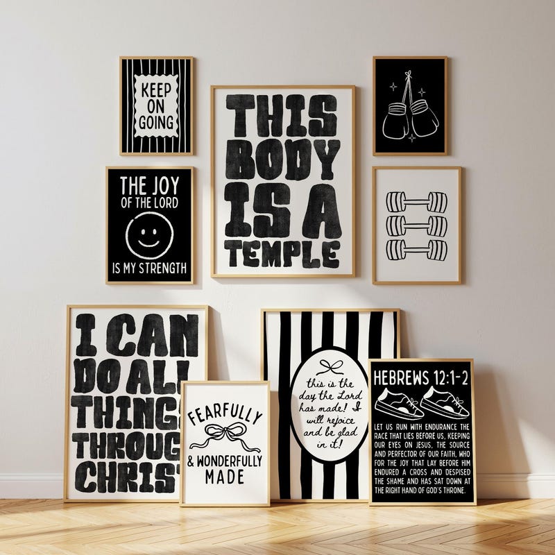Home Gym Posters - Etsy