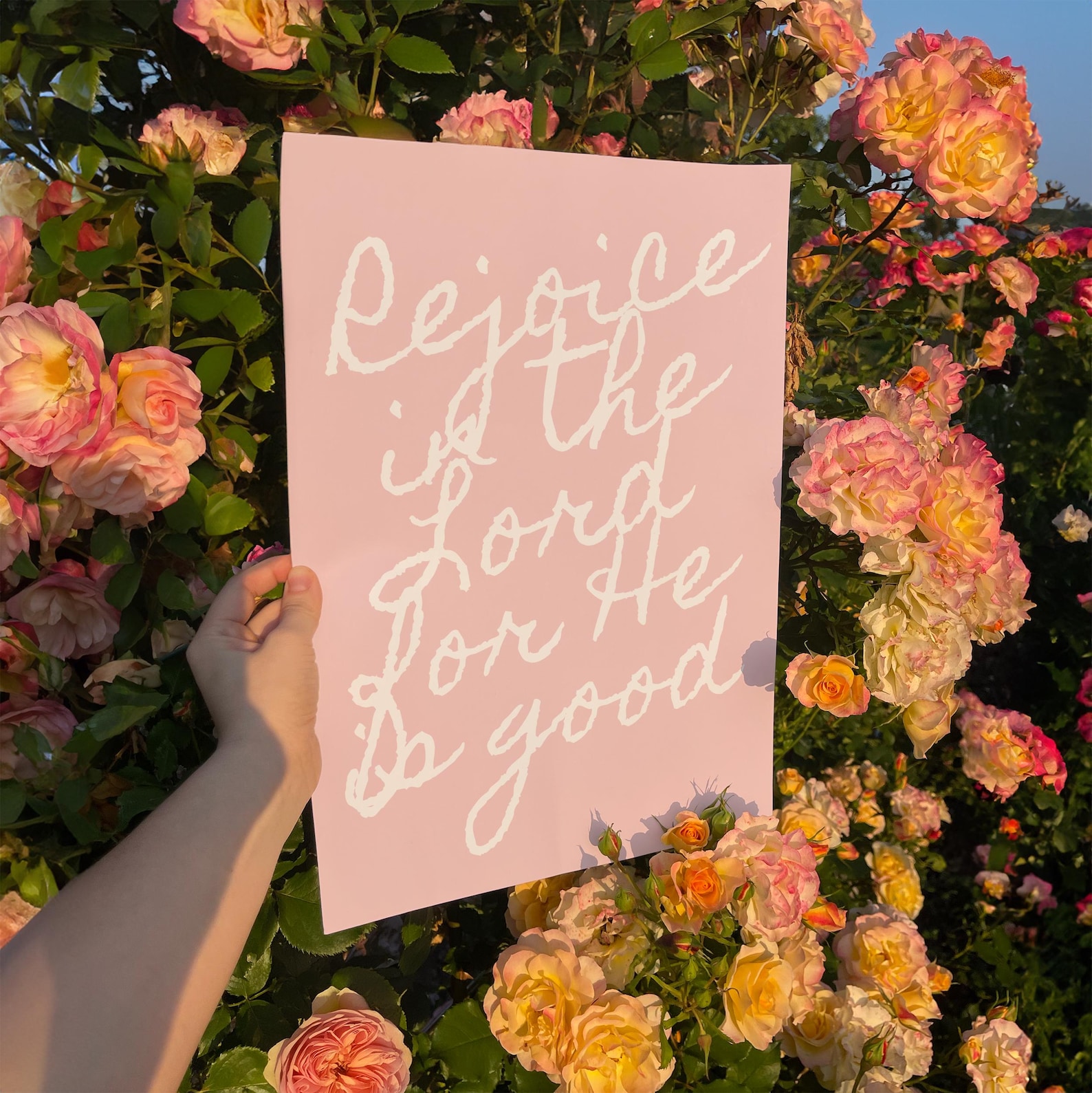 Spring Christian Wall Art Set of 6: Pink Floral Scripture Prints, Blush ...