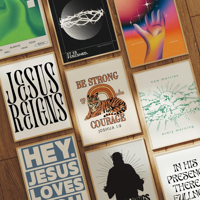 Modern Christian Art - Etsy