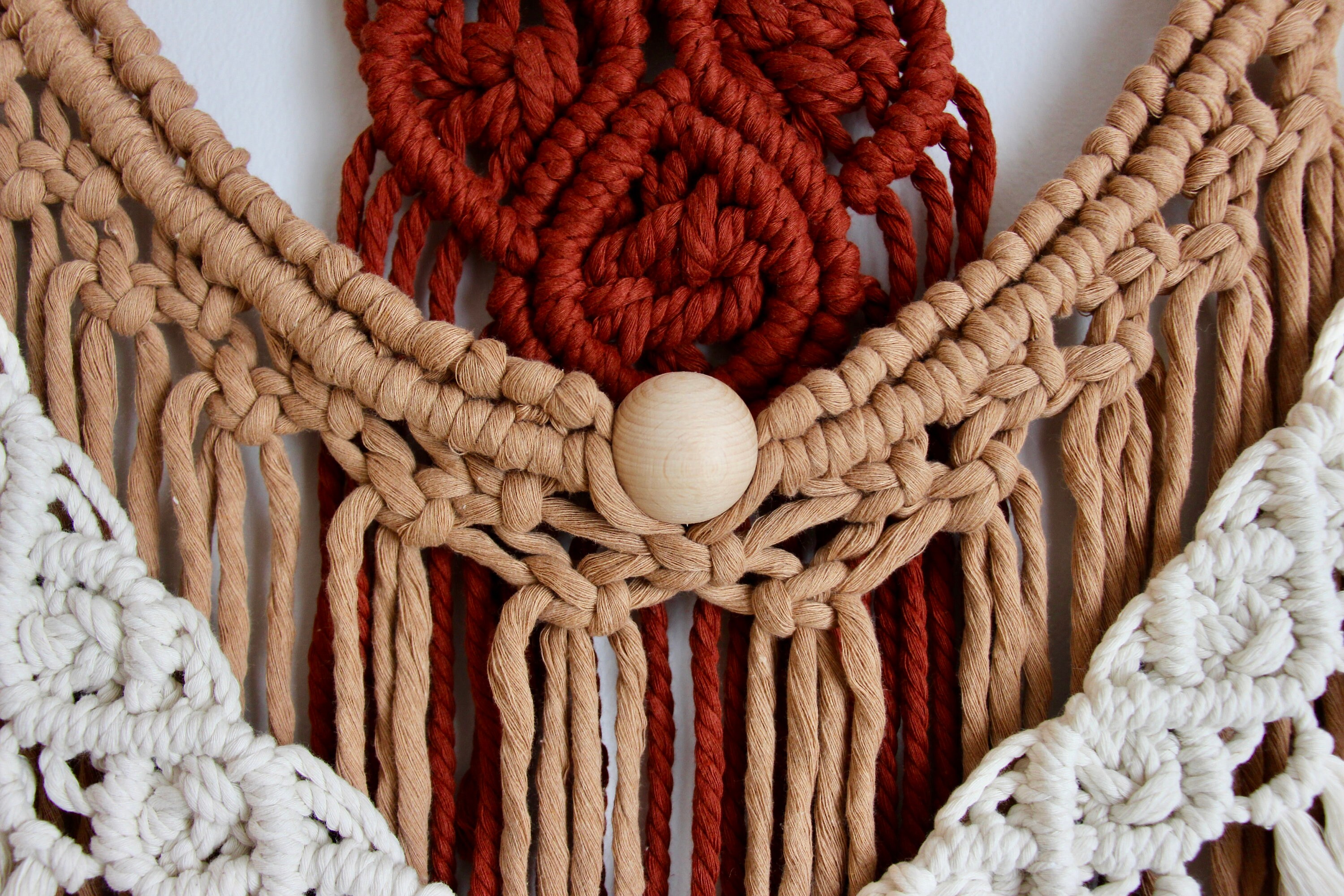 Macrame Wallhanging - Native Tribe Dream, Amazing Nature Display Stick ...