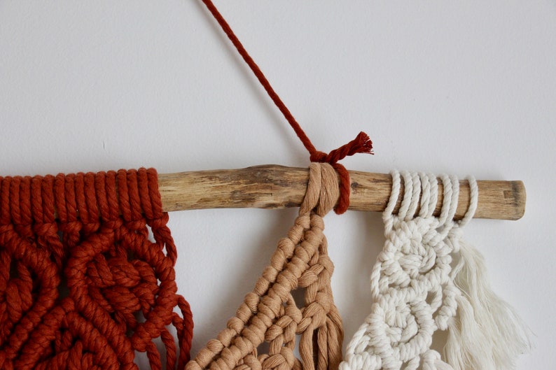 Macrame Wallhanging - Native Tribe Dream, Amazing Nature Display Stick ...