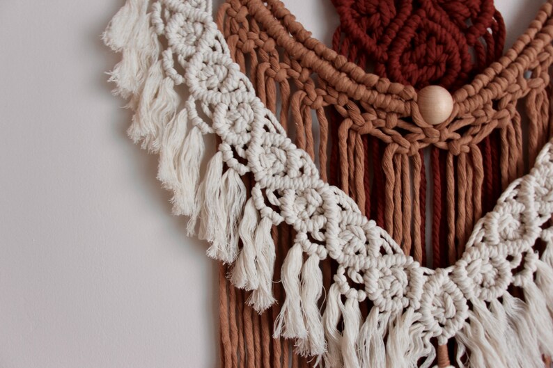 Macrame Wallhanging - Native Tribe Dream, Amazing Nature Display Stick ...