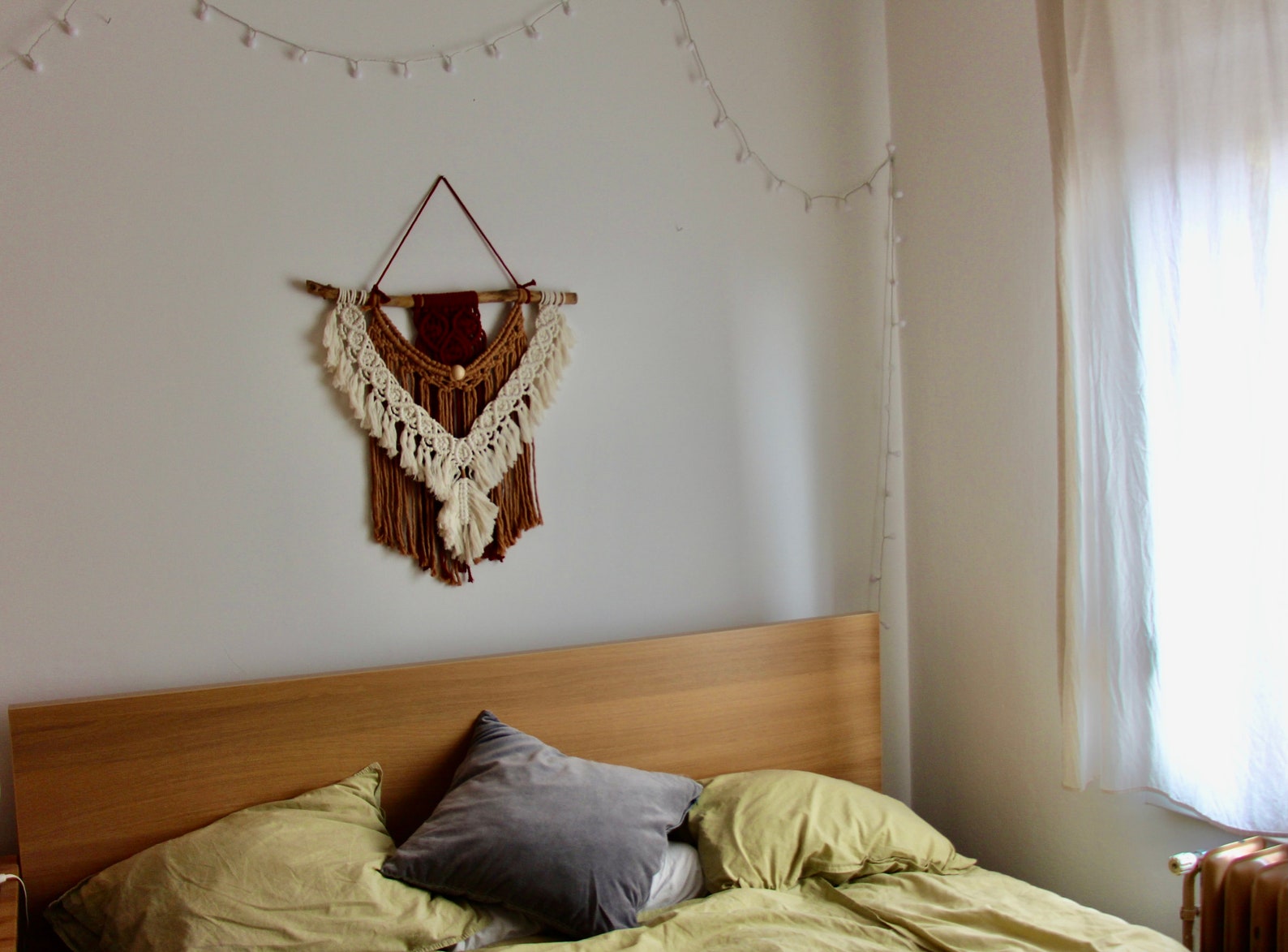 Macrame Wallhanging - Native Tribe Dream, Amazing Nature Display Stick ...