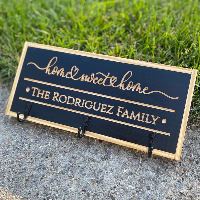 Home Sweet Home Key Holder - Etsy