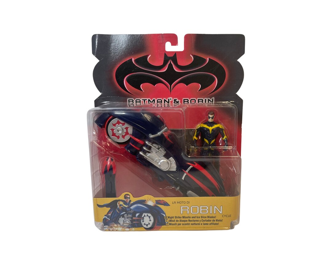 Vintage DC Comics BATMAN & ROBIN Figure Robin Cycle Inc Night - Etsy