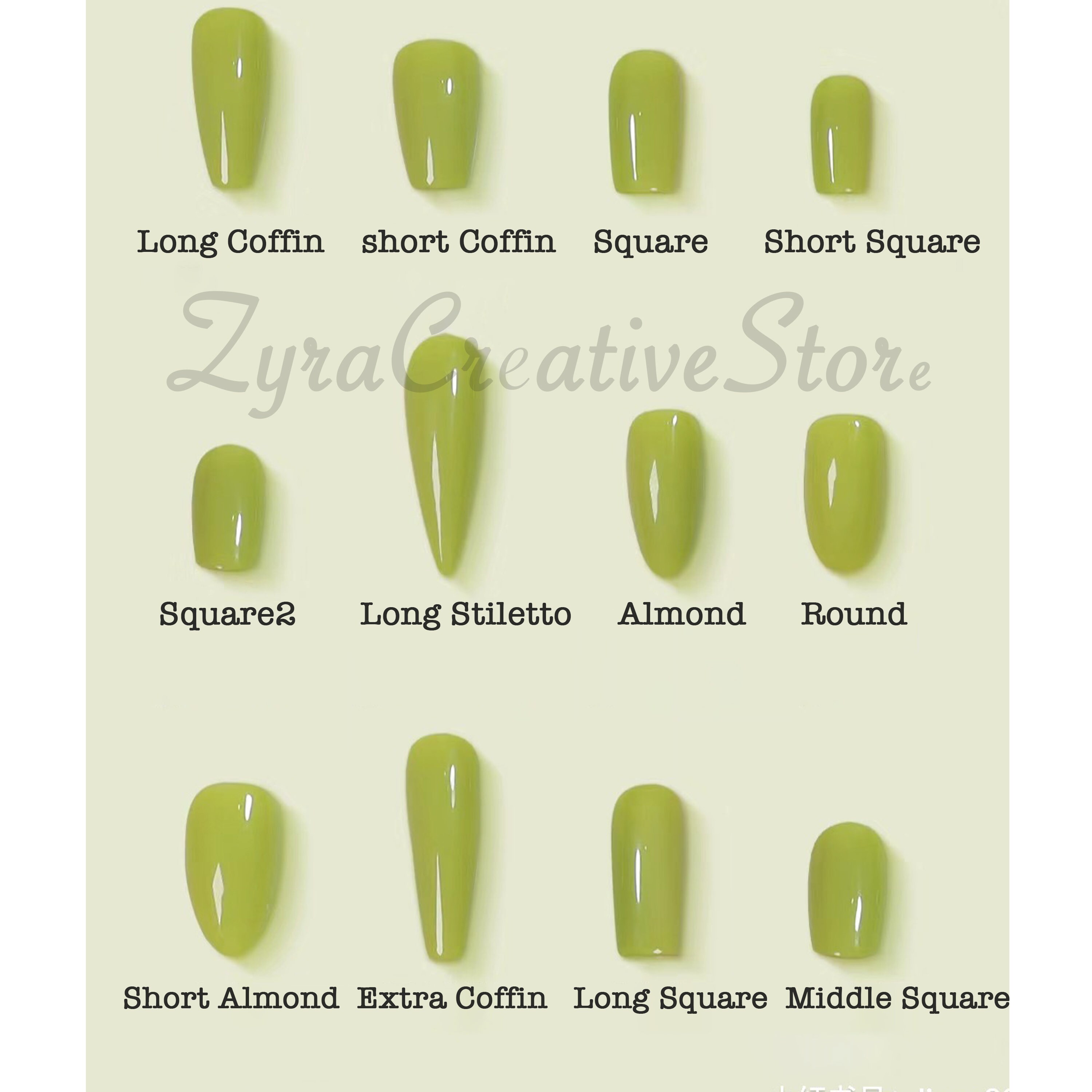 Press on Nails Ombre Pink With Star, Glitter Nails, Stick on Nails ...