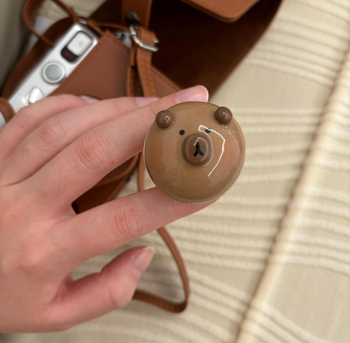 Capybara Phone Grip, Handmade Kawaii Animals Phone Grip, Phone Holder ...