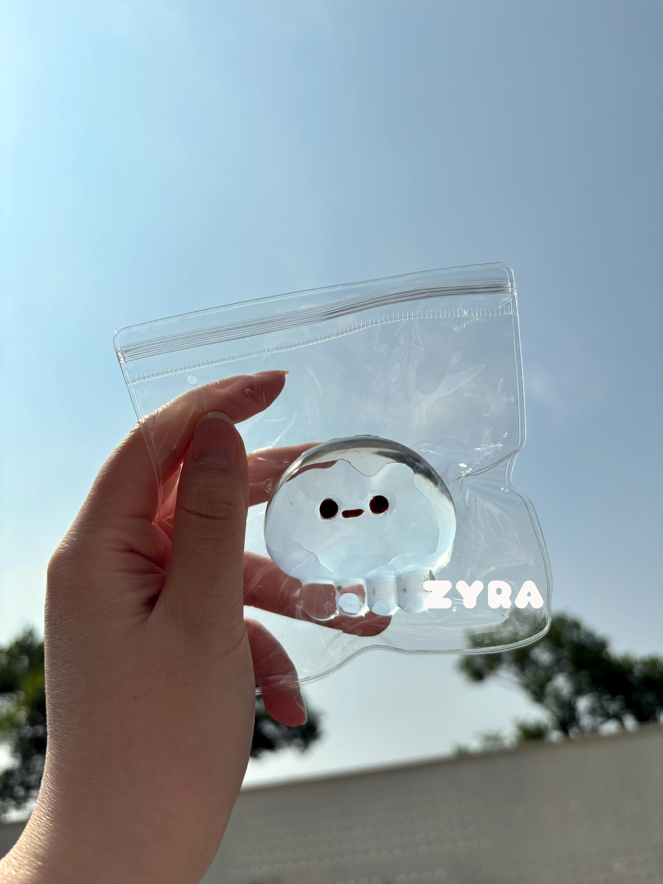 Clear Jelly Fish Taba Squishy Toy, Handmade Stress Relief Squishy, Cute ...