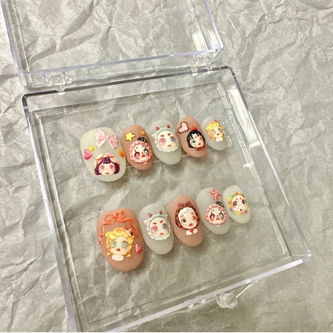 Cute Girls Press on Nails, Adorable Nails, Cool Nails, False Nails ...
