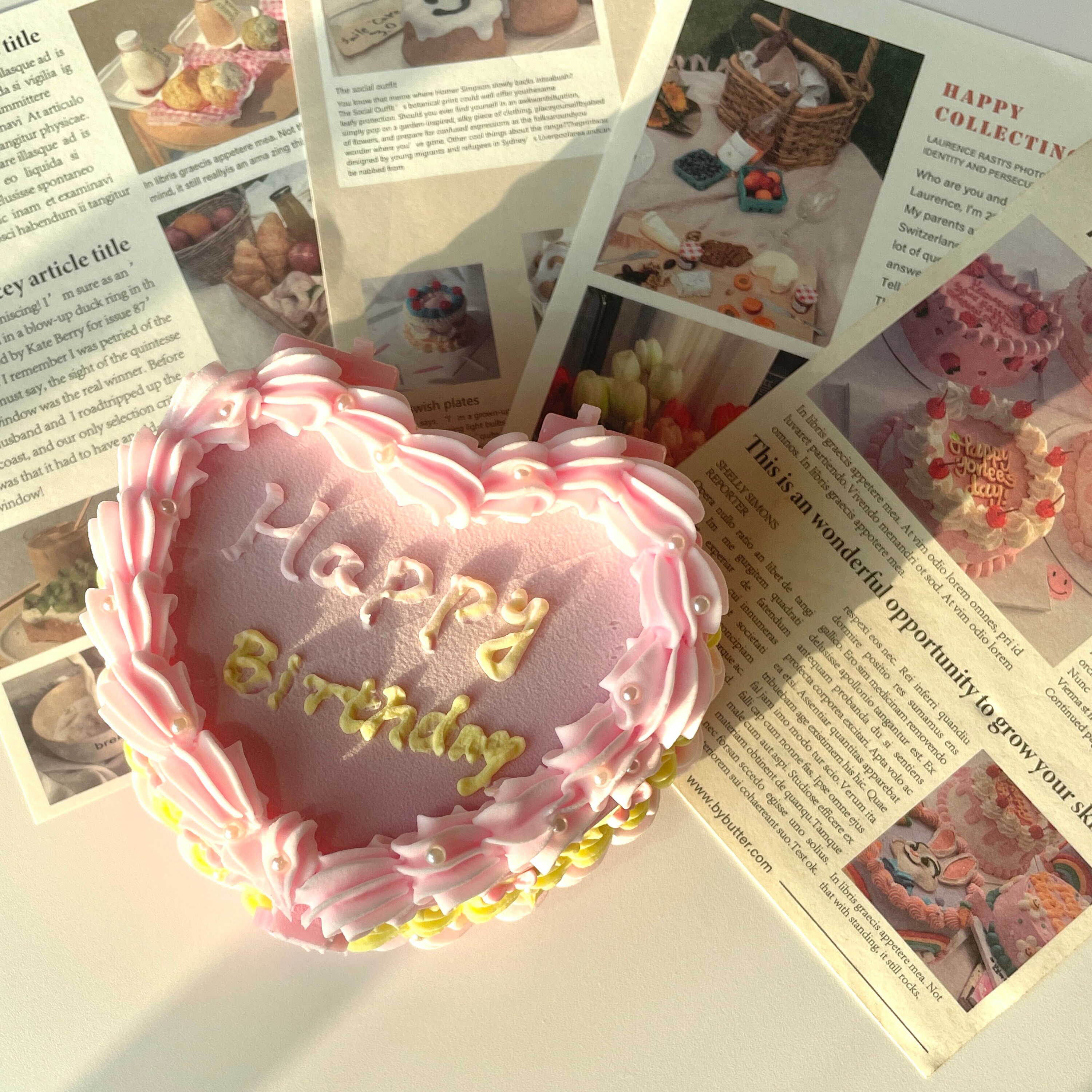 Mini Jewelry Box, Fake Cake Style Handmade Frosted Cream Cake Storage ...