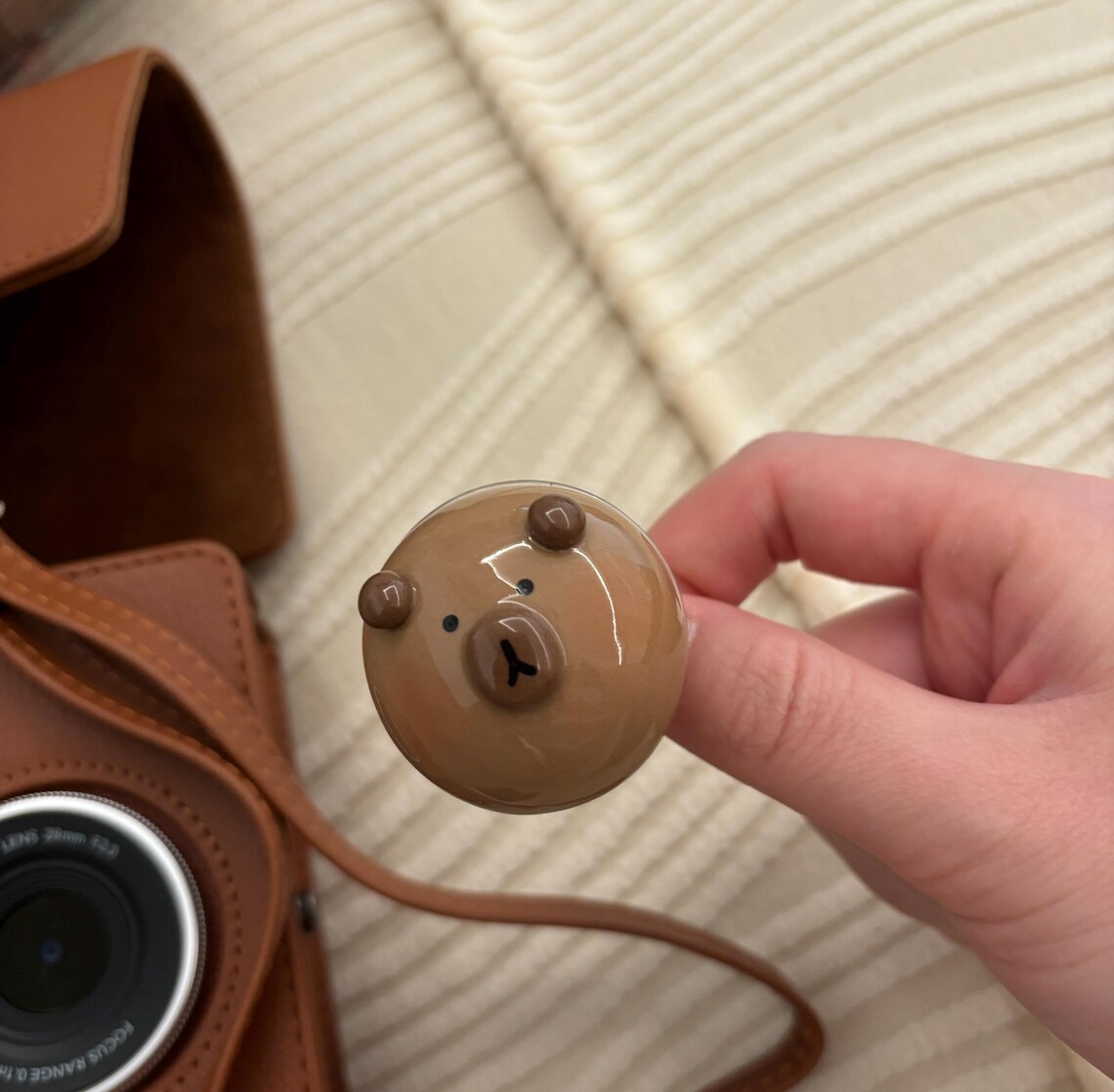 Capybara Phone Grip, Handmade Kawaii Animals Phone Grip, Phone Holder ...