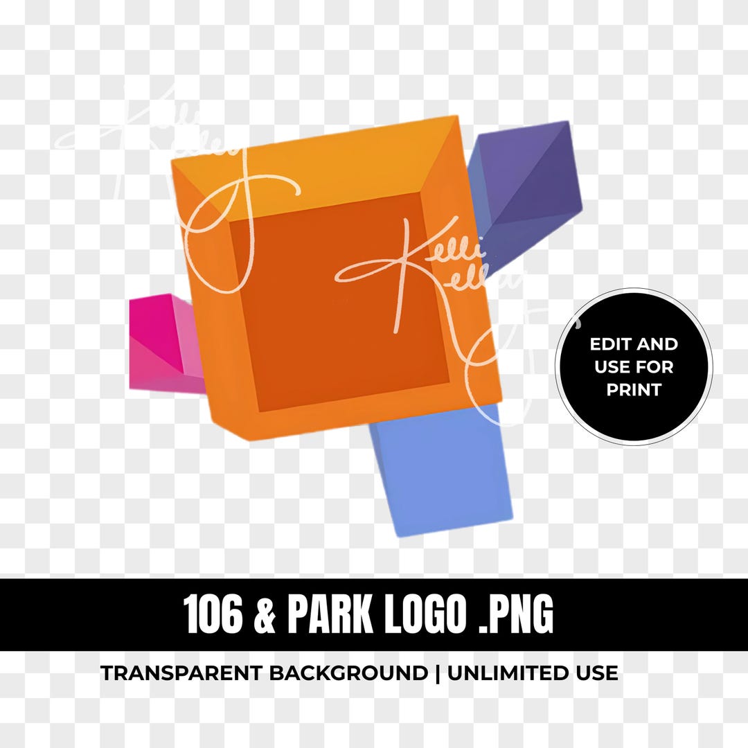 106 & Park Logo Image File, PNG Transparent Background, Blank Template ...