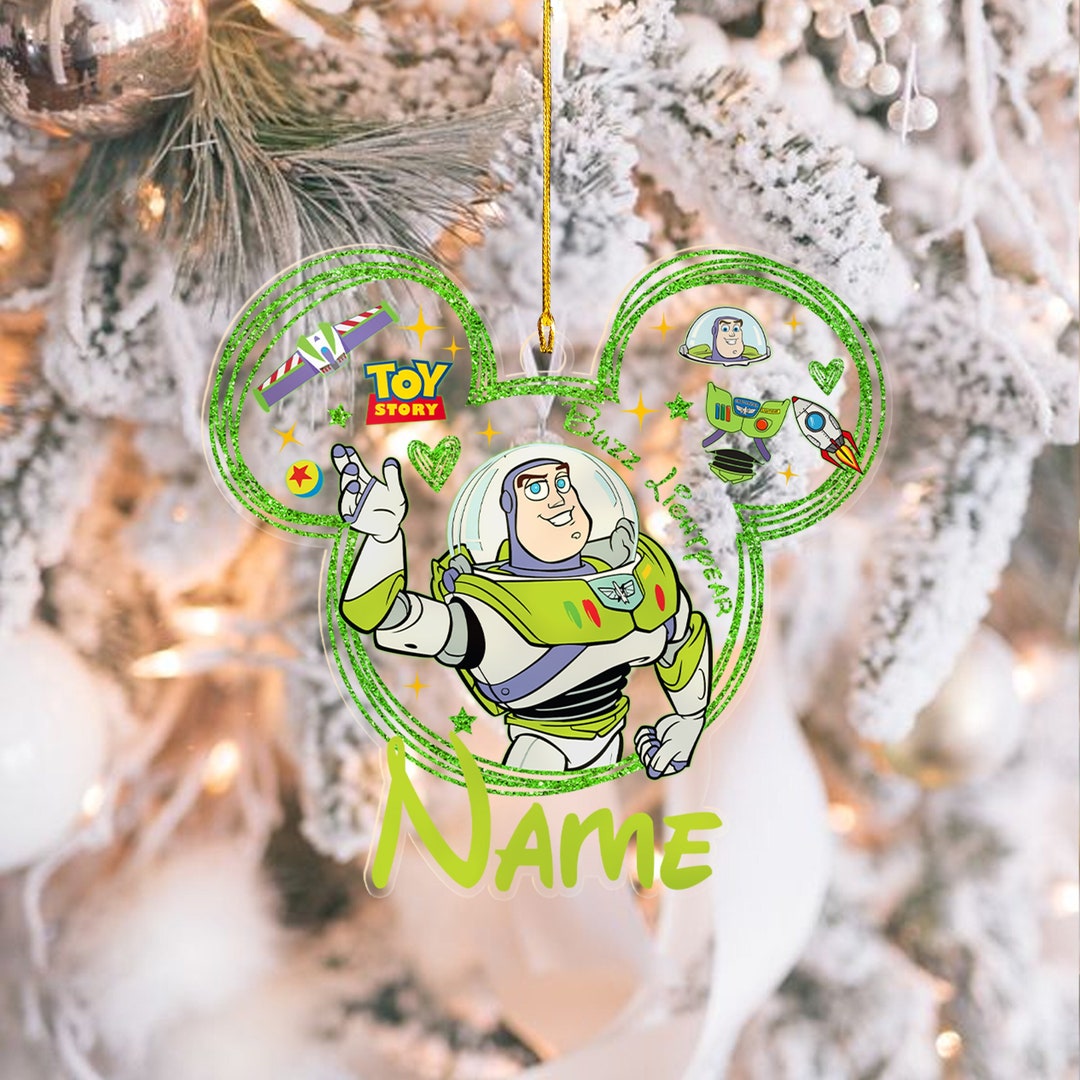 Personalized Buzz Lightyear Christmas Ornament Toy Story - Etsy