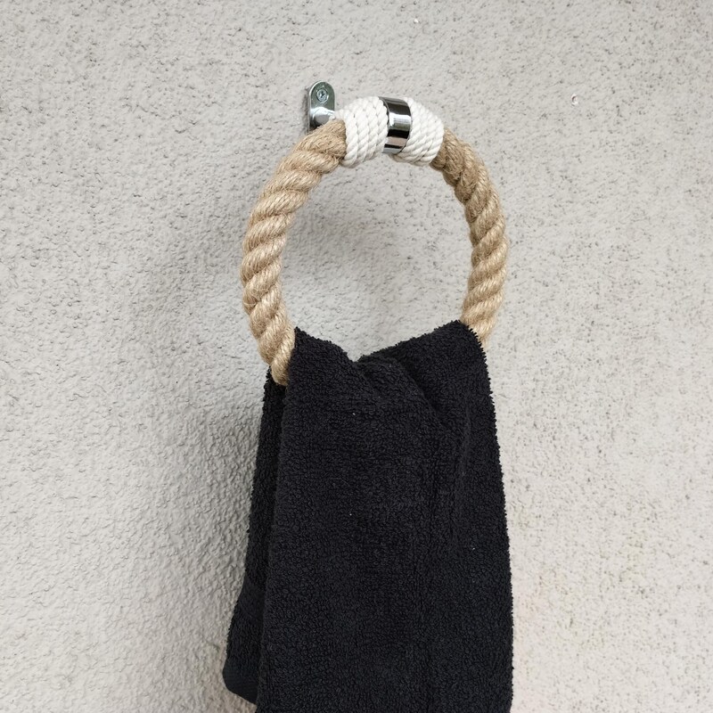 Rope Towel Holder - Etsy