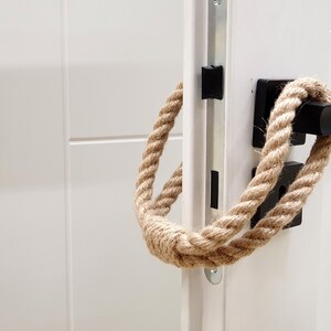 Handmade Jute Rope Door Stopper: Rustic Knot Decor - Etsy