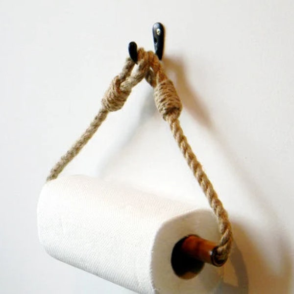 Rope Towel Holder - Etsy