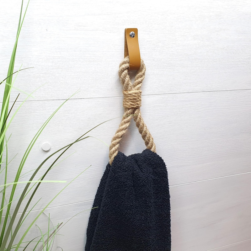 Rope Towel Ring - Etsy