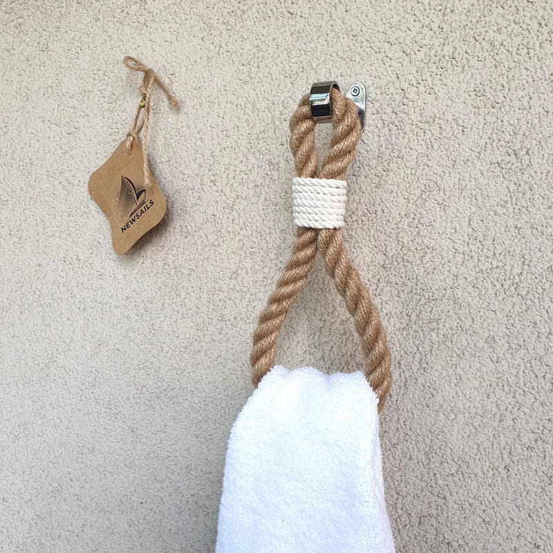 Rope Towel Ring - Etsy