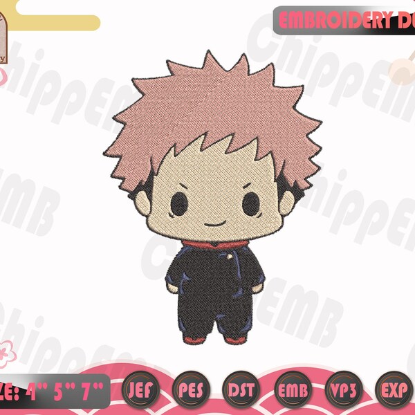 Jjk Embroidery File Pes - Etsy
