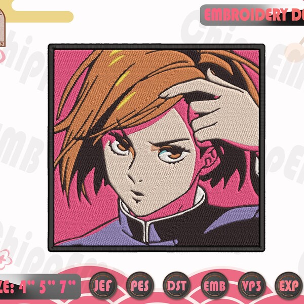 Jjk Embroidery File Pes - Etsy