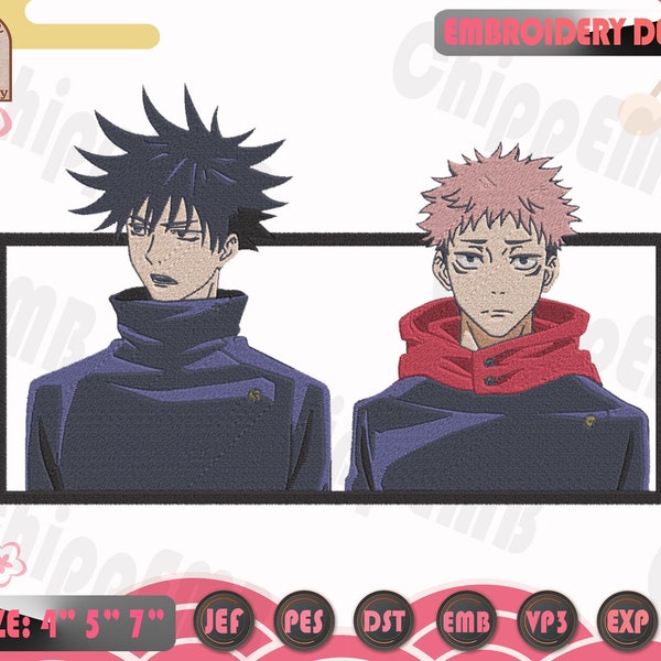 Jjk Embroidery File Pes - Etsy