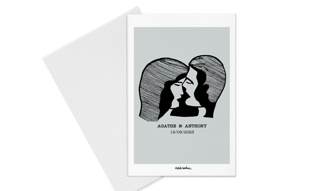 Personalised Wedding Card, Wedding Gift, Date Wedding, Marry Me Print ...