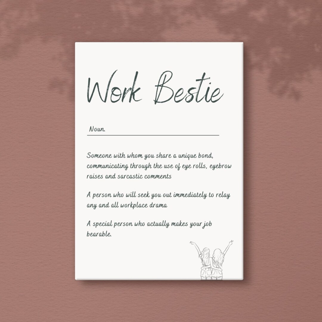 Coworker Gift Leaving Gift Work Bestie Favourite Coworker - Etsy