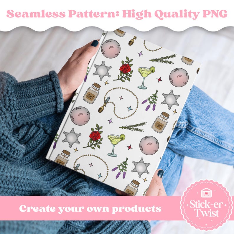 Practical Magic Pattern, Magical Seamless Pattern, Witch Seamless ...