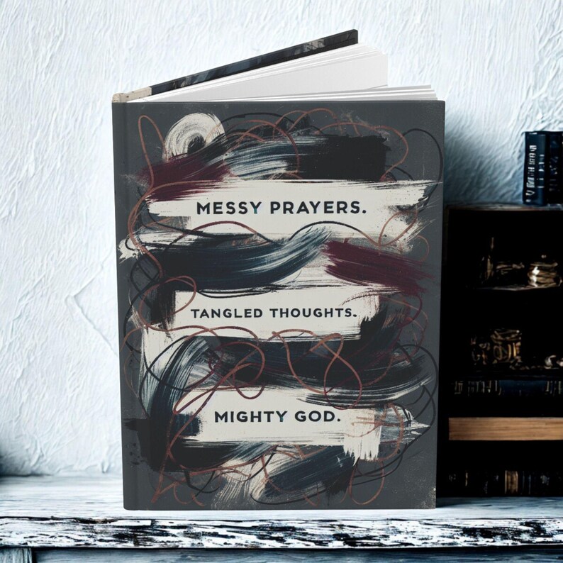 Messy Prayers Mighty God Hardcover Lined Journal, Christian Gift - Etsy