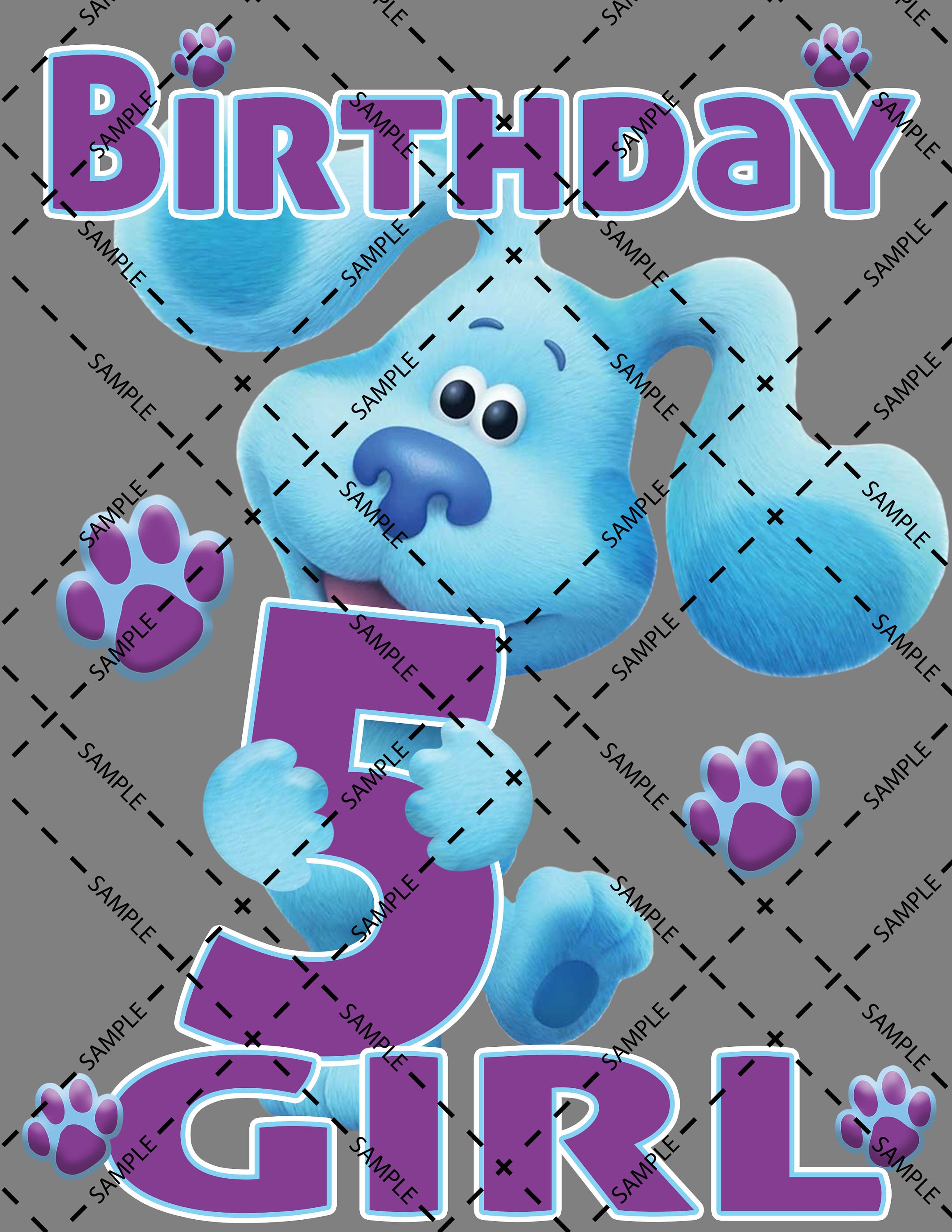 Blue's Clues Birthday Girl - Etsy