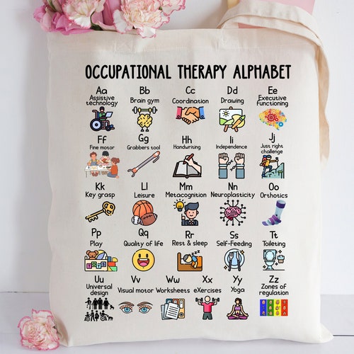 Occupational Therapy Alphabet Bag ABC of Occupational - Etsy