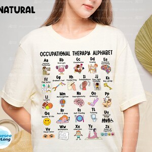 Ot Shirt Occupational Therapy Alphabet ABC of Occupational Therapist ...