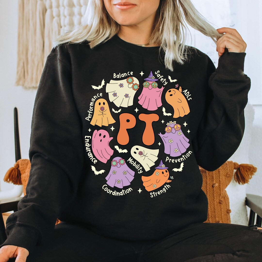 Physical Therapy Shirt, Physical Therapist Halloween Shirt, Spooky Pt ...