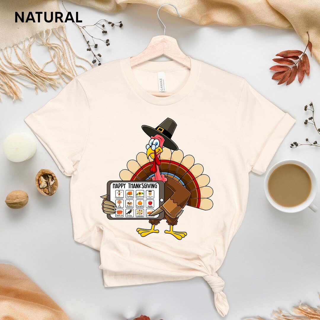 Thanksgiving SLP Turkey Shirt, Thankful SLP, Speech Therapy, Speech ...